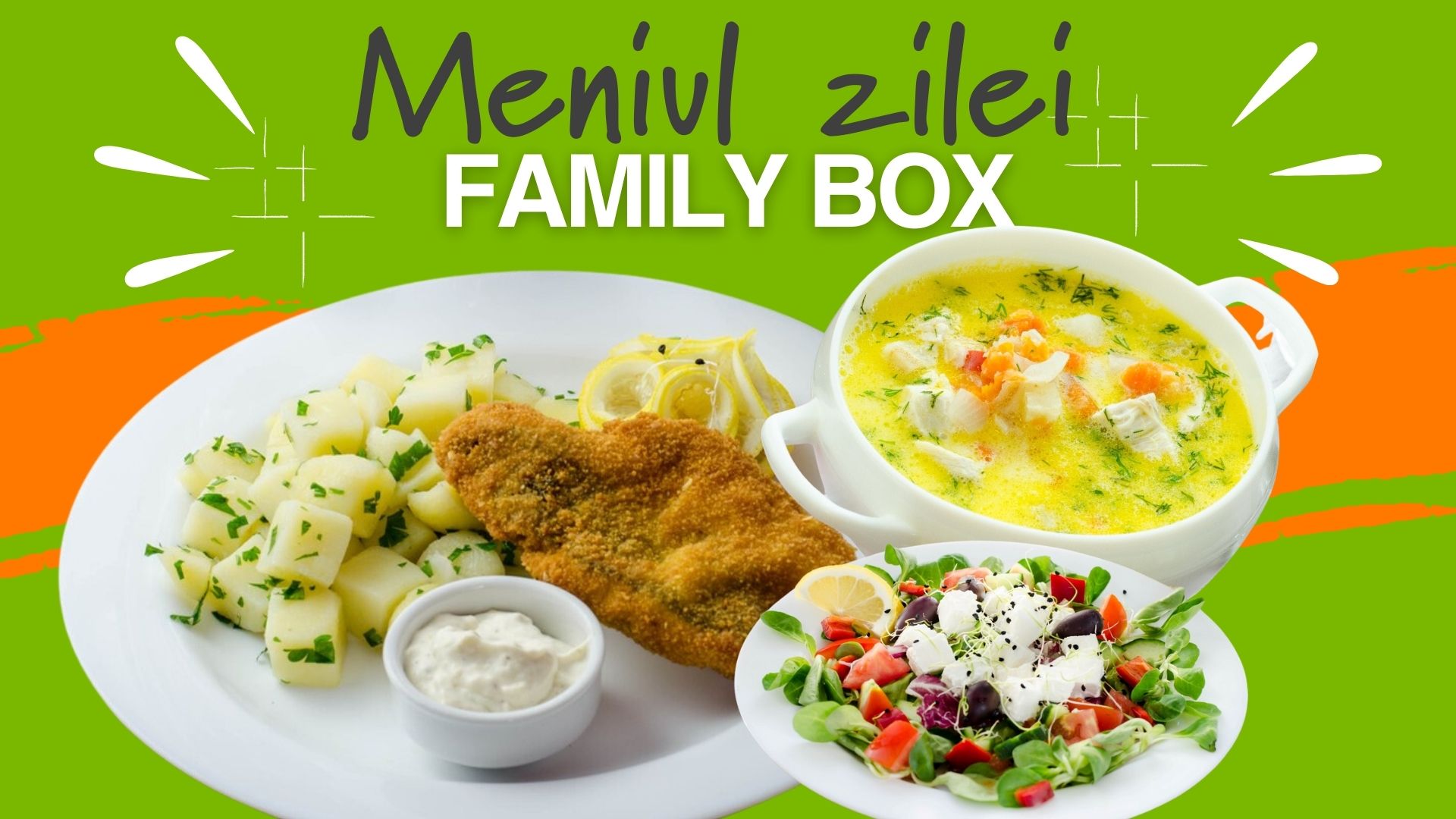 Nou la Lunchbox: Meniul Family Box - LUNCHBOX